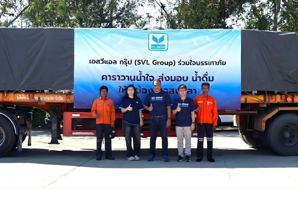 SVL Group ส่งน้ำใจข้ามจังหวัด จาก “บางสะพาน” สู่ “สงขลา” ช่วยเหลือผู้ ...