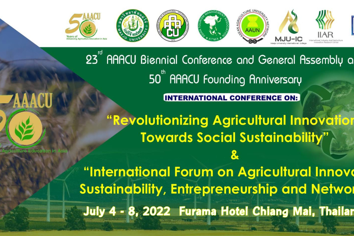 ม.แม่โจ้ ร่วม AAACU จัดสัมมนาวิชาการนานาชาติ “การปฏิวัตินวัตกรรม ...