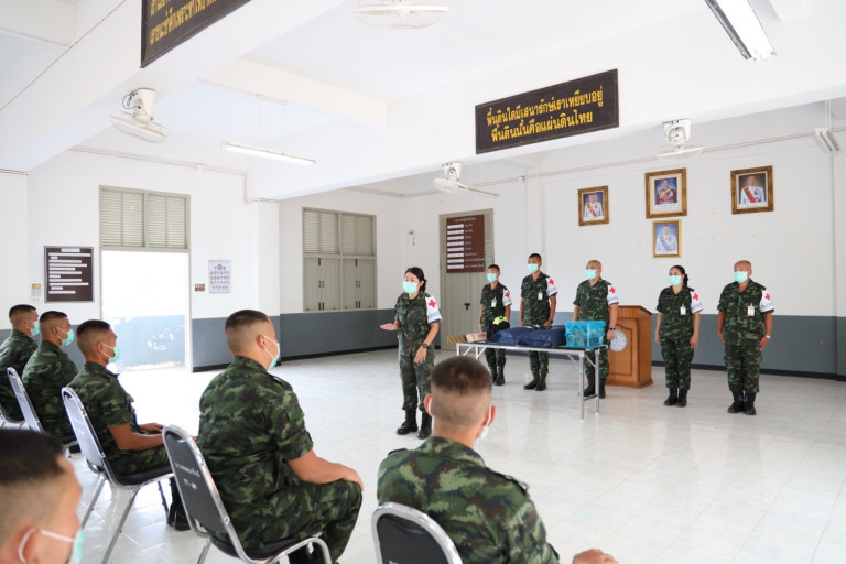 ฝึกปฏิบัติการช่วยเหลือ - เคลื่อนย้ายผู้ป่วย และช่วยฟื้นคืนชีพด้วยวิธี ...